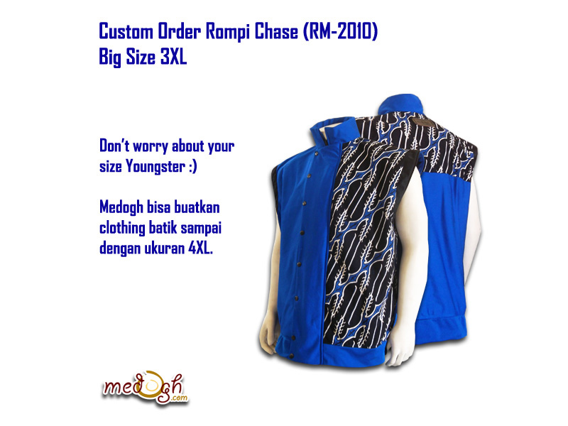 Rompi Batik Chase RM-2010 tetap Keren untuk Pria Berbadan Besar ...